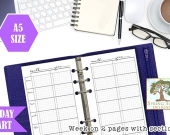 Filofax printables | Etsy
