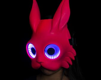 Rabbit mask | Etsy