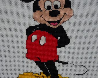 Mickey cross stitch | Etsy