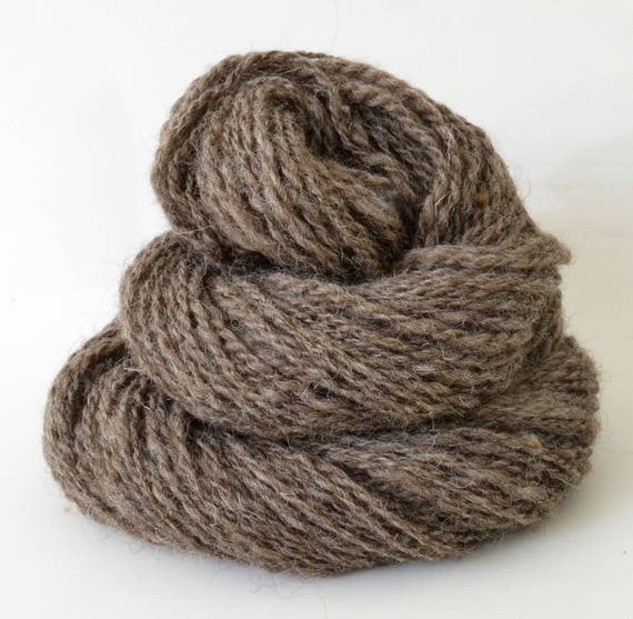 Handspun Yarn New Zealand Feral Wool 1.75oz 110yd WPI