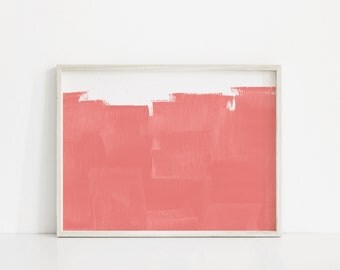 Pink painting | Etsy