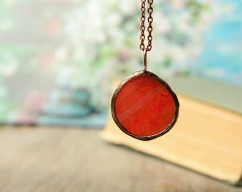 Round pendant | Etsy