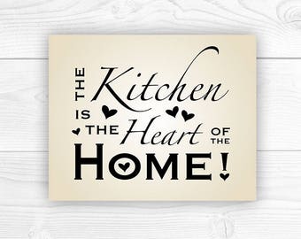Kitchen quotes | Etsy