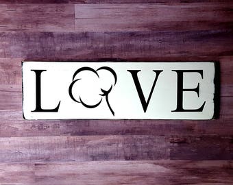 Cotton sign | Etsy