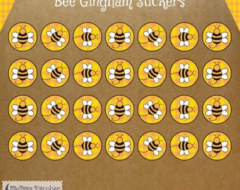 Bee sticker | Etsy