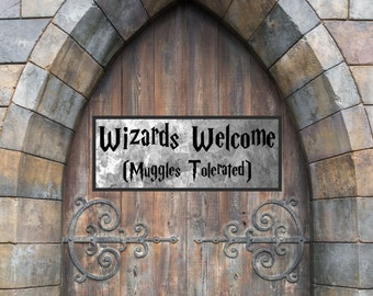 Muggle sign | Etsy