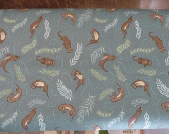 Otter fabric | Etsy