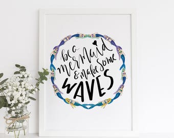 Mermaid quotes | Etsy