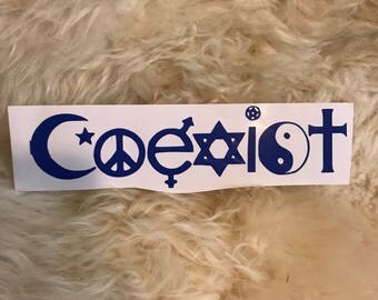 The ORIGINAL Eat A Dick Atheist Coexist parody Removable