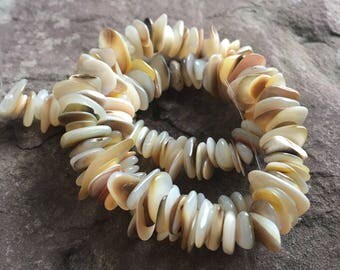 Golden Lip Shell Donut Custom Engraved Black Fill 40mm