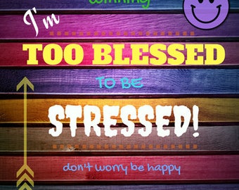 Too blessed | Etsy