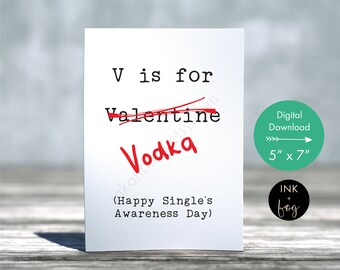 Vodka card | Etsy