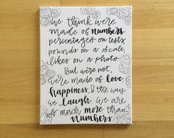 Canvas quotes | Etsy