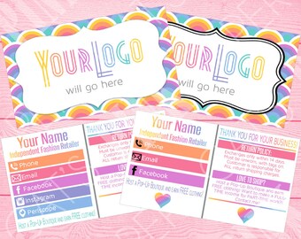 Printable Return Policy & Thank You Card Template NO COLOR