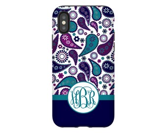 Paisley phone Case Boho Chic Paisley in 6 colors Iphone Case