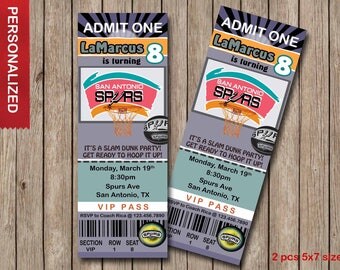 Spurs invitations | Etsy