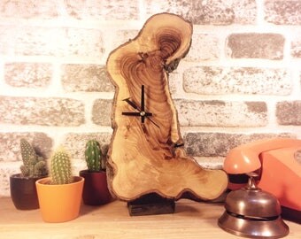 Rustic wood clock | Etsy