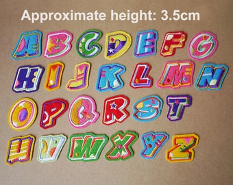 Letter patches | Etsy