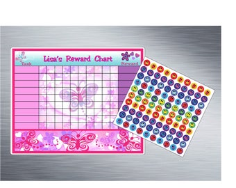 Kids dry erase chart | Etsy