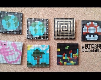 Pixel art pins | Etsy