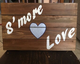 Smore love sign | Etsy