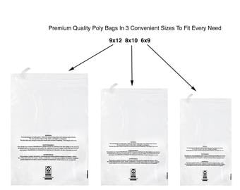 Clear poly bags | Etsy