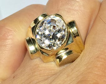 Mens diamond ring | Etsy