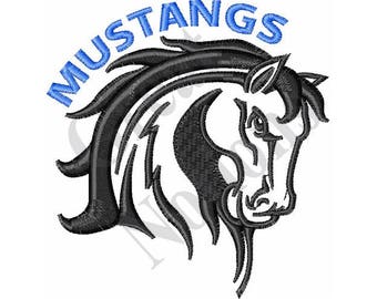 Mustang mascot | Etsy