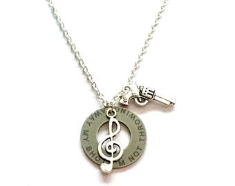 Hamilton Musical Keychain I'm Not Throwing Away My Shot