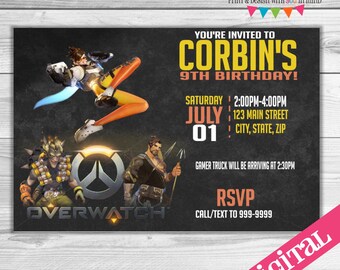 Overwatch party | Etsy