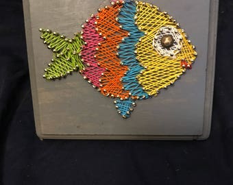 Fish string art | Etsy