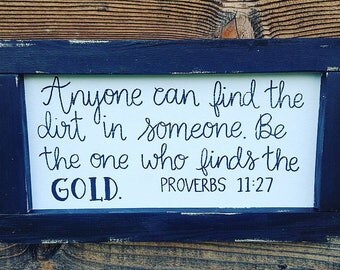 Proverbs 27 | Etsy