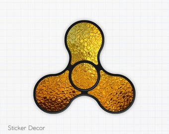 Gold fidget spinner | Etsy