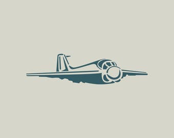 Airplane stencil | Etsy