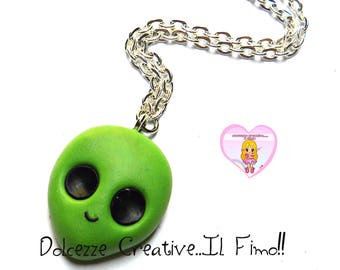 Polymer clay alien | Etsy