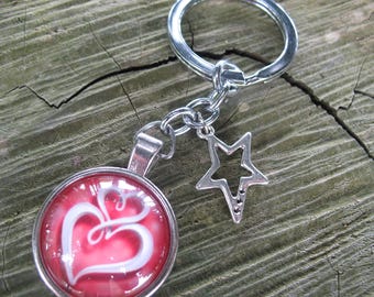 You are my sunshine double key chain with charms