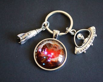 Space keychain | Etsy