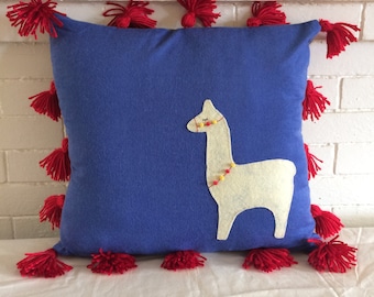Llama pillow cover | Etsy