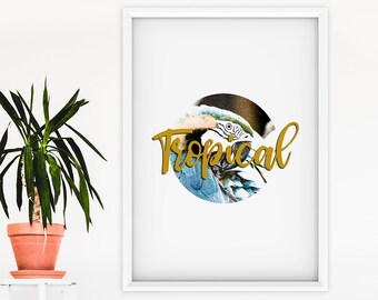 Parrot poster | Etsy