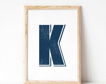Letter k print | Etsy