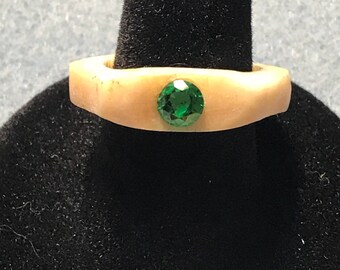 Elk antler ring | Etsy