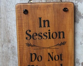 In session sign | Etsy