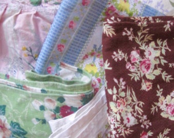 Shabby chic fabric | Etsy