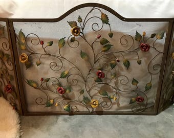 Fireplace screen | Etsy