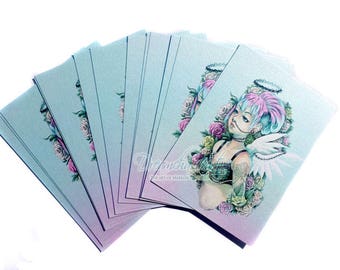 Art Postcard Set 4 Custom Art Postcards Personalized