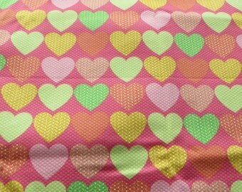 Heart fabric | Etsy