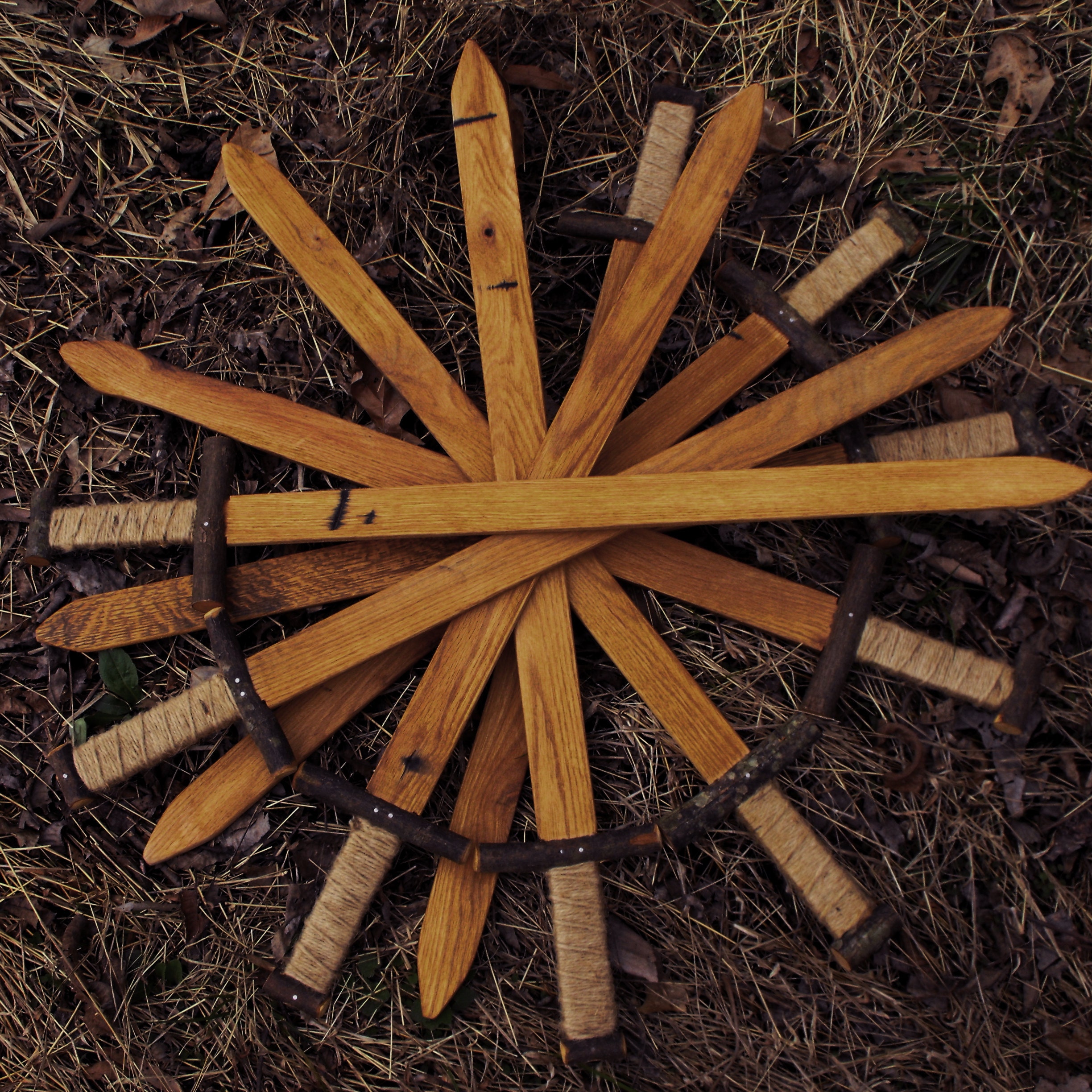 Original tree branch hilted toy swords by IronForest on Etsy