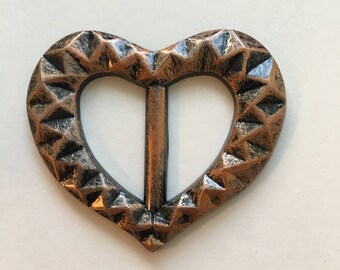 Heart belt buckle | Etsy