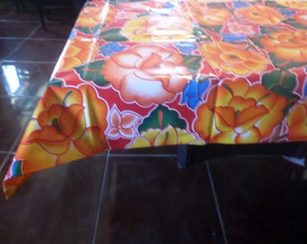 Oilcloth tablecloth | Etsy