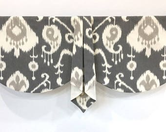 Valance with jabots | Etsy